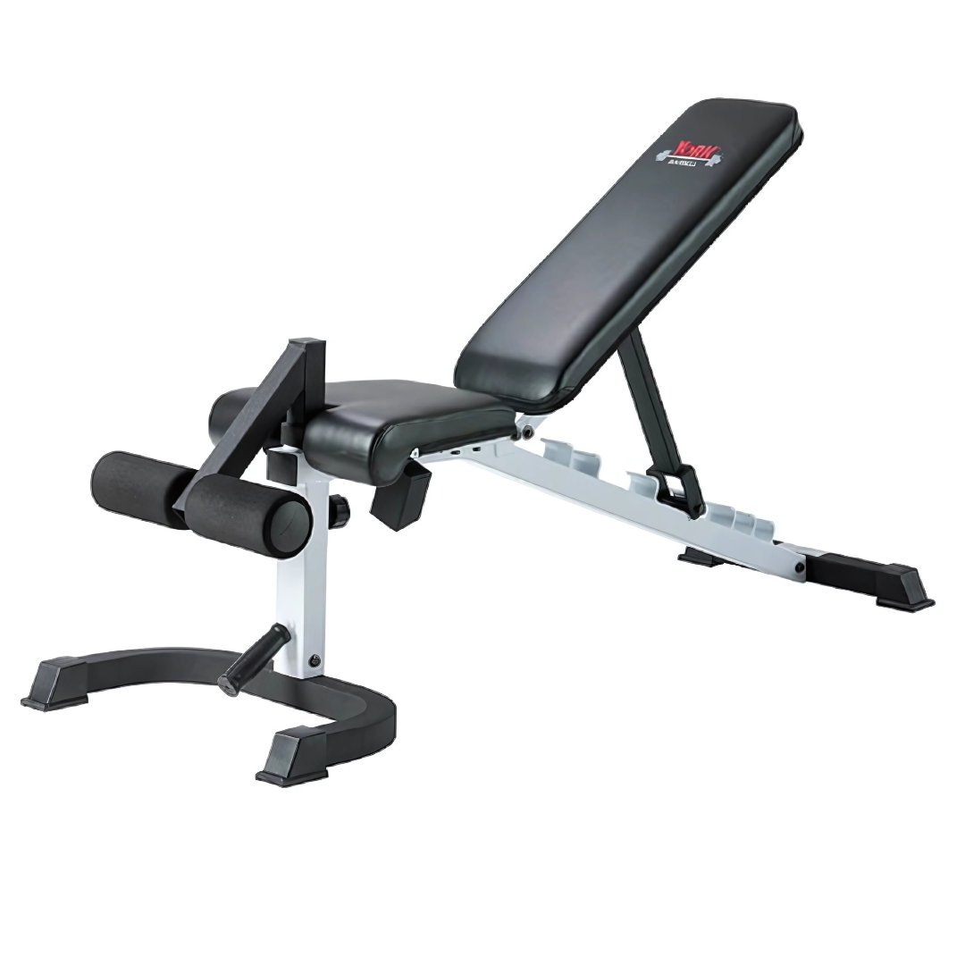 York Barbell FTS Flex Bench with Leg Hold Down — House of Cypress
